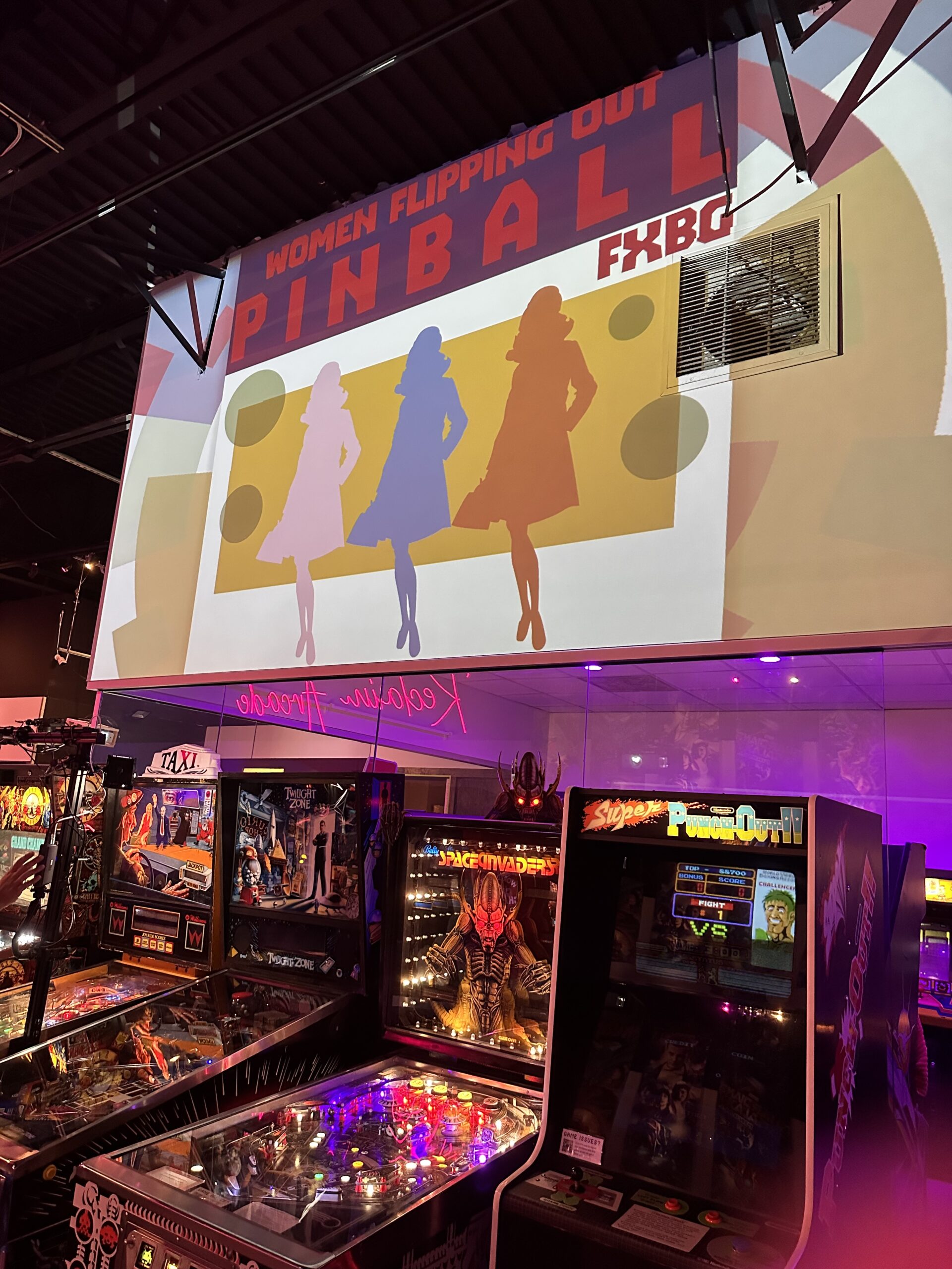 Photo Gallery - Women Flipping Out Pinball